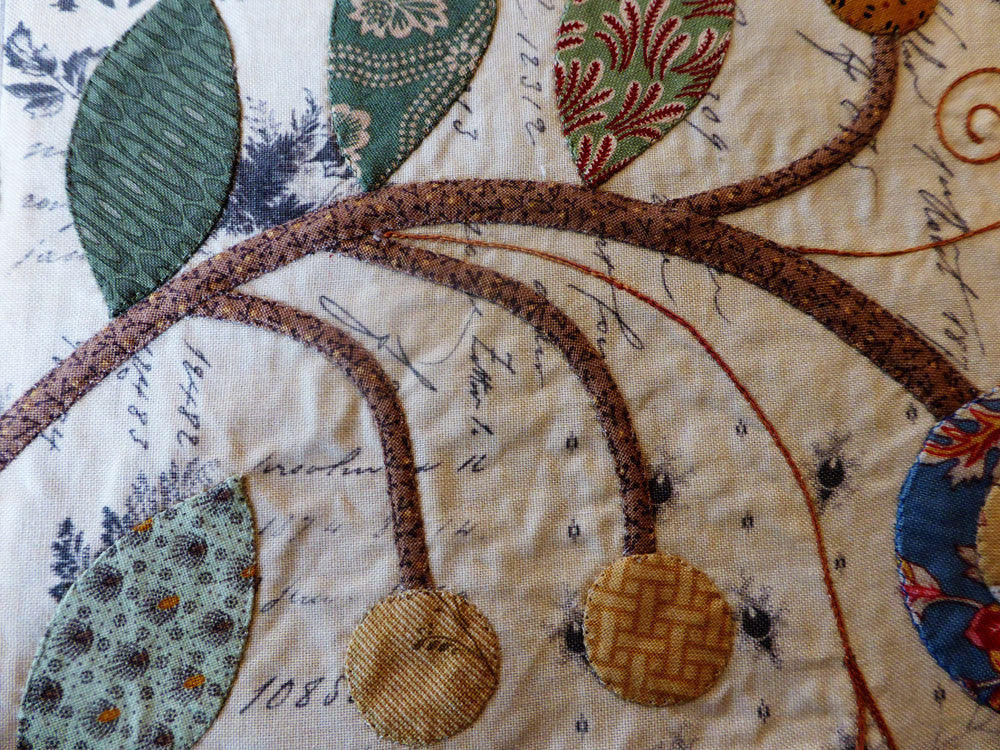 Making Perfect Applique Vines | Sharon Keightley Quilts
