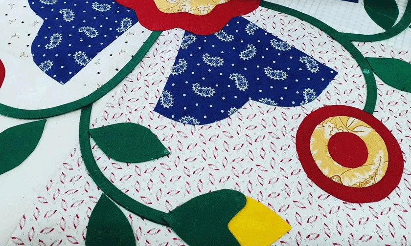 Making Perfect Applique Vines | Sharon Keightley Quilts