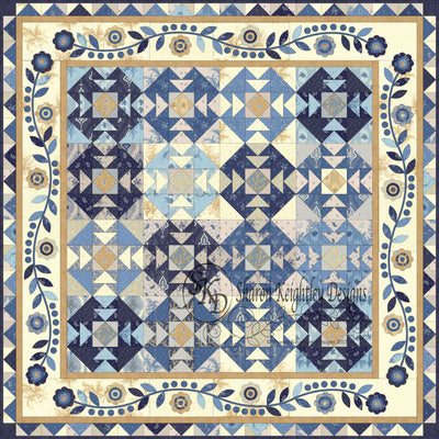 Blueberry Patch Quilt Pattern | Sharon Keightley Quilts