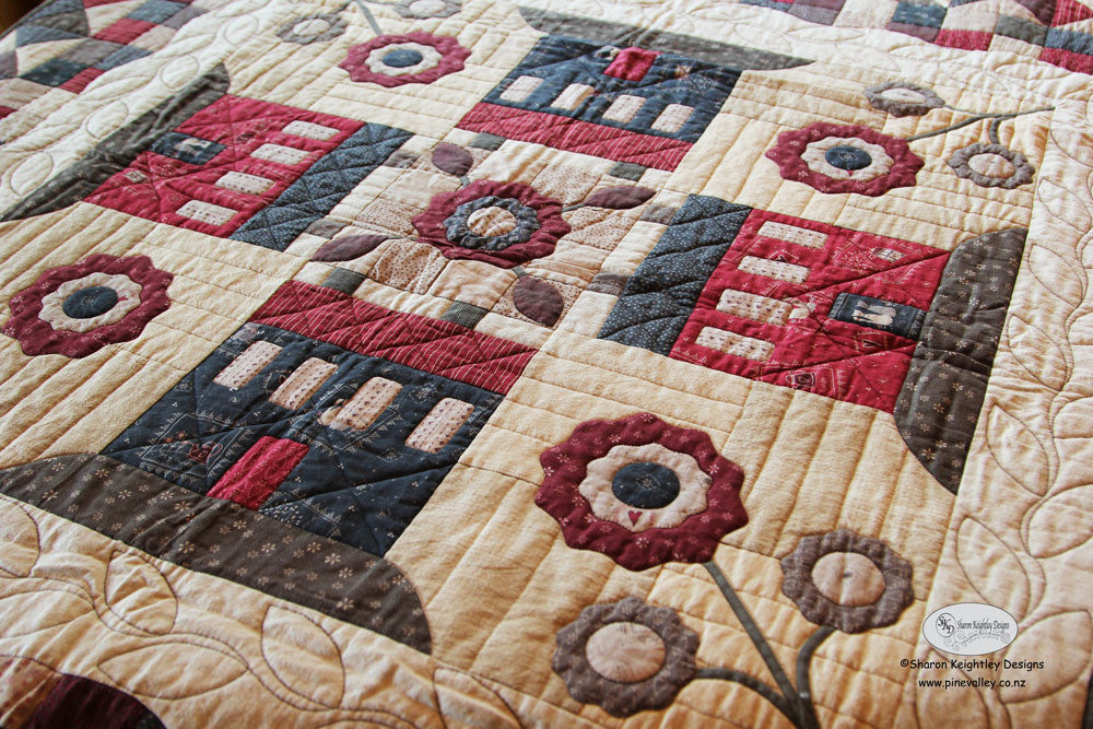 My Home Town Quilt Pattern | Sharon Keightley Quilts