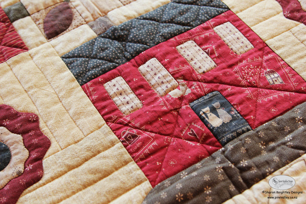 My Home Town Quilt Pattern | Sharon Keightley Quilts